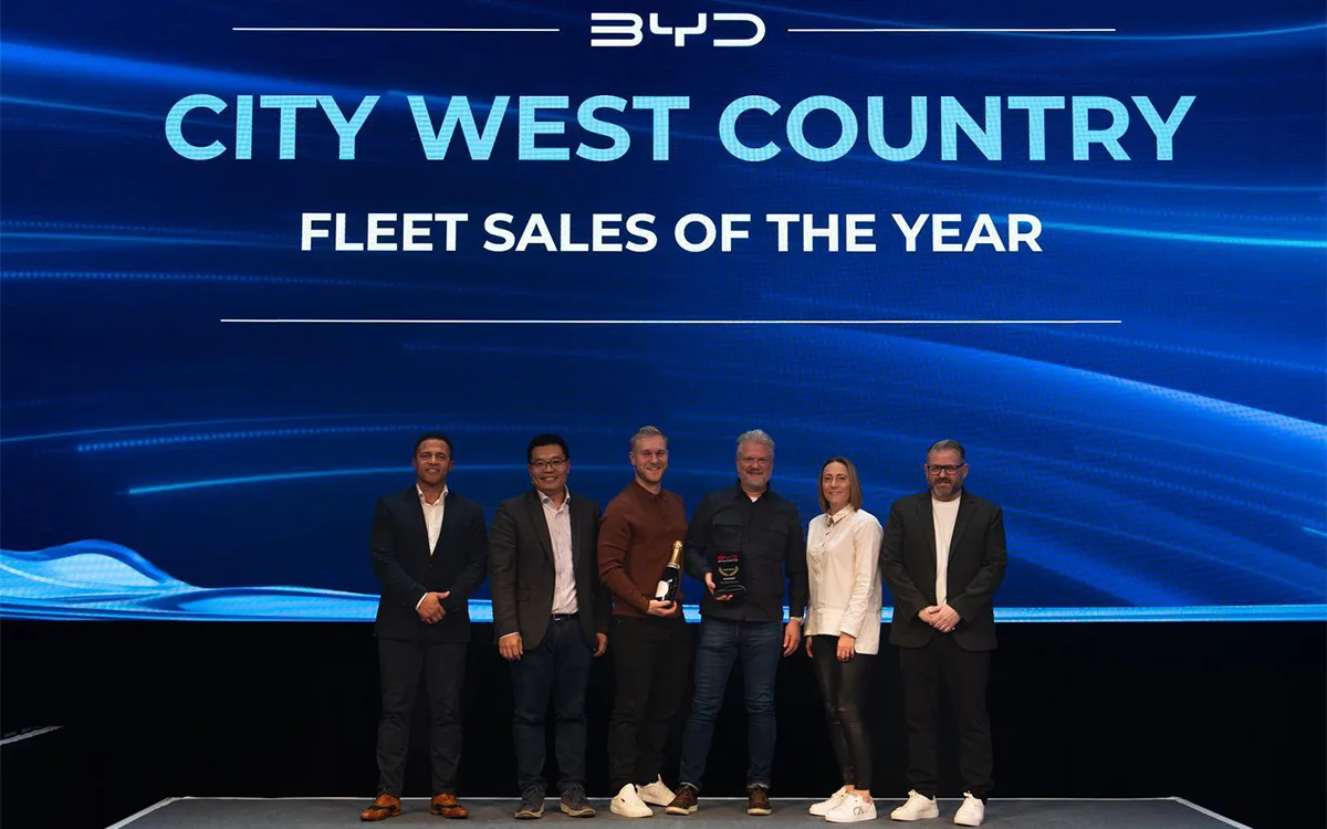 City West Country awarded BYD UK’s Fleet Sales of the Year - City West ...